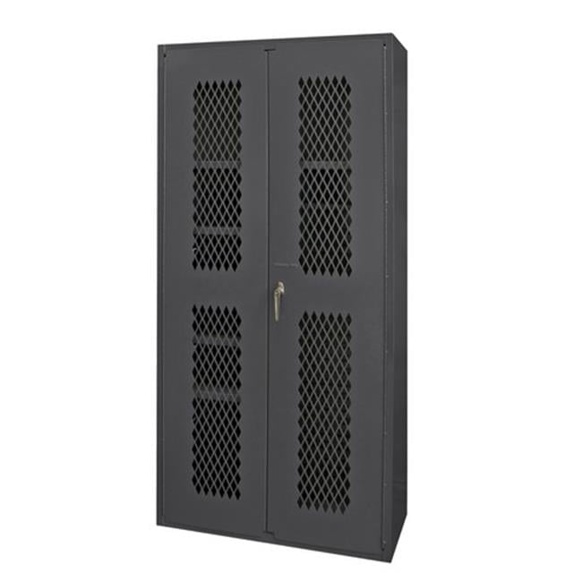 Durham EMDC-2602-HDL-BLP-95 16 Gauge Flush Door Style Lockable ...