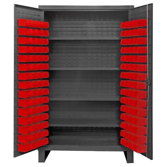Durham HDC48-120-4S1795 12 Gauge Deep Door Style Lockable Cabinet with ...