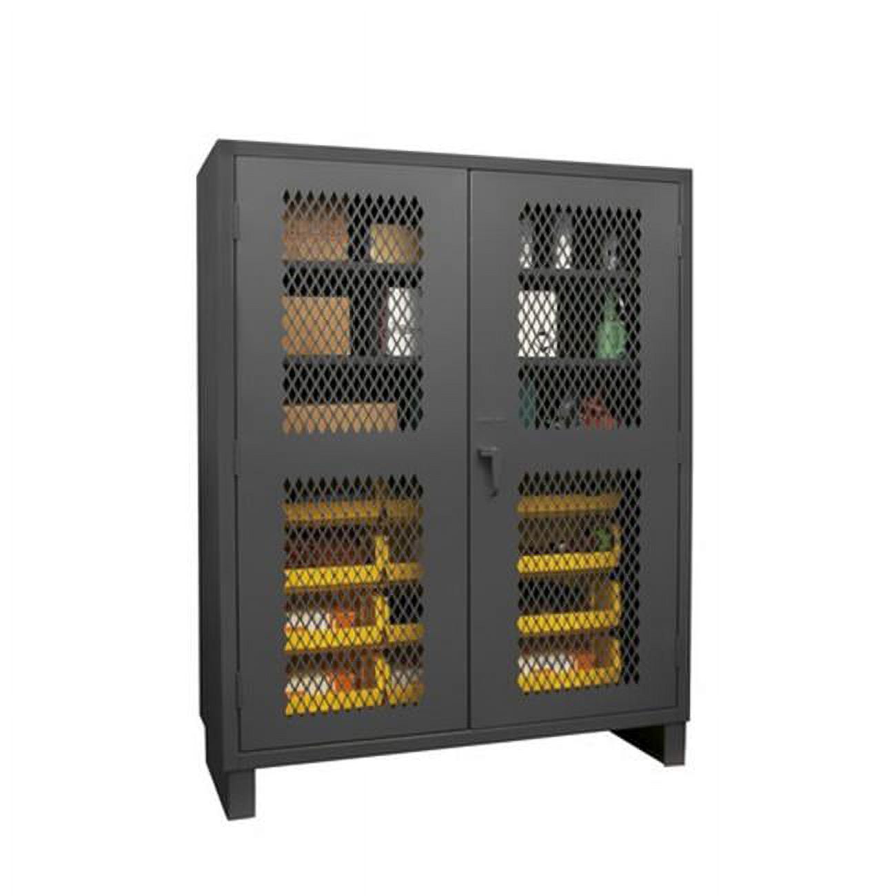 Durham HDCV60-12B-3S95 12 Gauge Recessed Door Style Lockable Ventilated ...