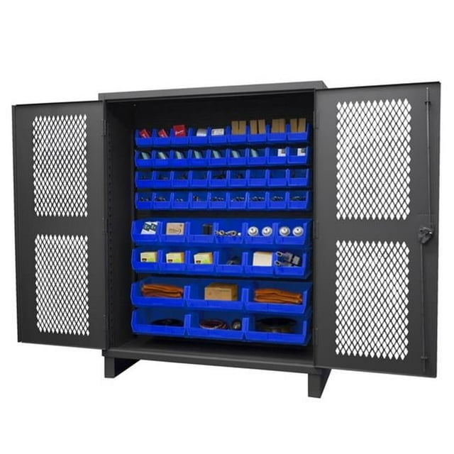 Durham HDCV60-54B-5295 12 Gauge Recessed Door Style Lockable Ventilated ...