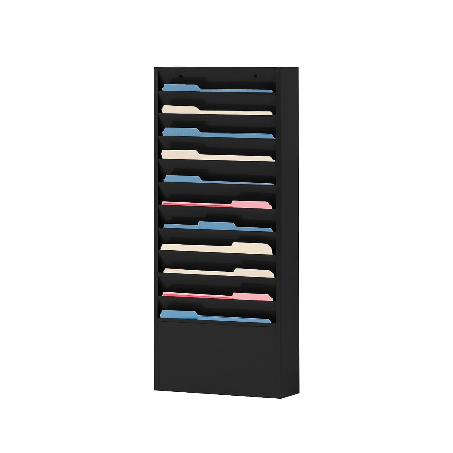 Durham Mfg Literature Rack 10 Compartments, 13-1/4"W x D Black 406-08 ...