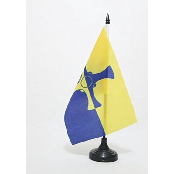 Durham New county Table Flag 5'' x 8'' plastic stick and base - Walmart.com