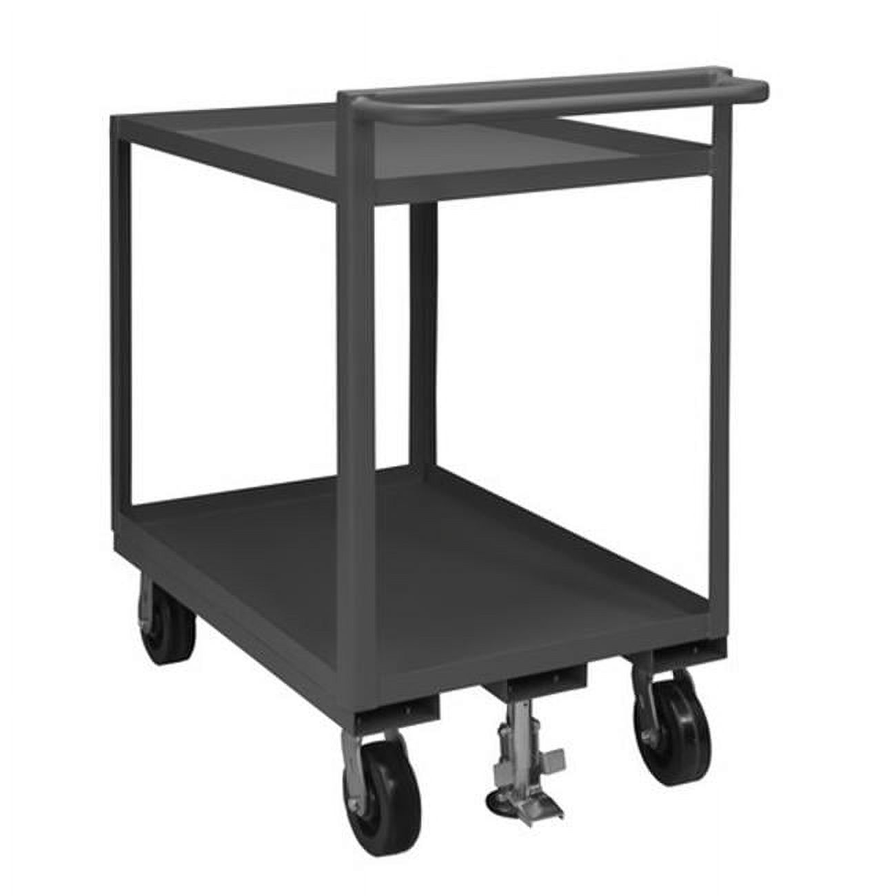 Durham RSCR-3048-95 48 x 30 x 43.75 in. 2 Shelf Rolling Stock Cart with ...