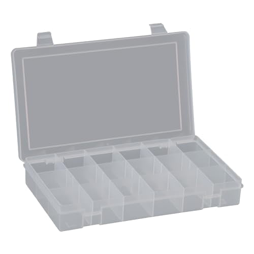 Durham SP18-CLEAR (10 pack) Small, Plastic Compartment Box - Walmart.com