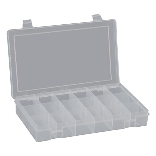 Durham SP18-CLEAR (10 pack) Small, Plastic Compartment Box - Walmart.com