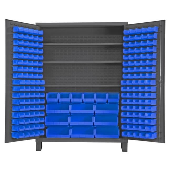 Durham SSC-185-3S-5295 14 Gauge Flush Style Lockable Double Door ...