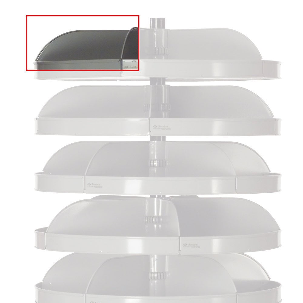 Durham Steel Dividers For 28" Dia. Rotabin Revolving Shelves - Gray ...