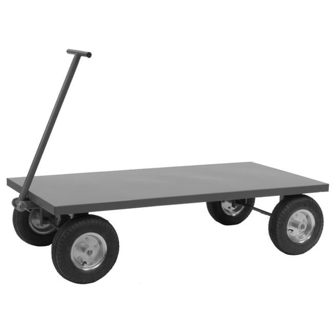 Durham Welded Steel 5th Wheel Truck Removable T Handle & Full Pneumatic ...