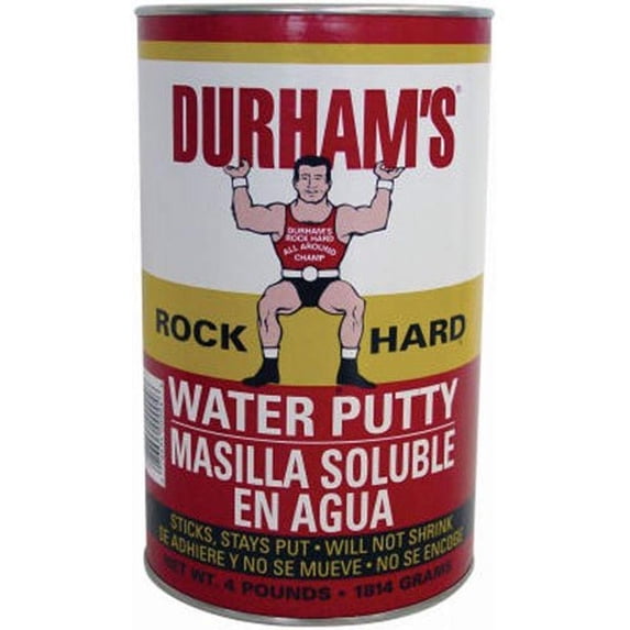 DURHAM'S 4 lb Rock Hard Water Putty for Indoor Outdoor Repair - Walmart.com