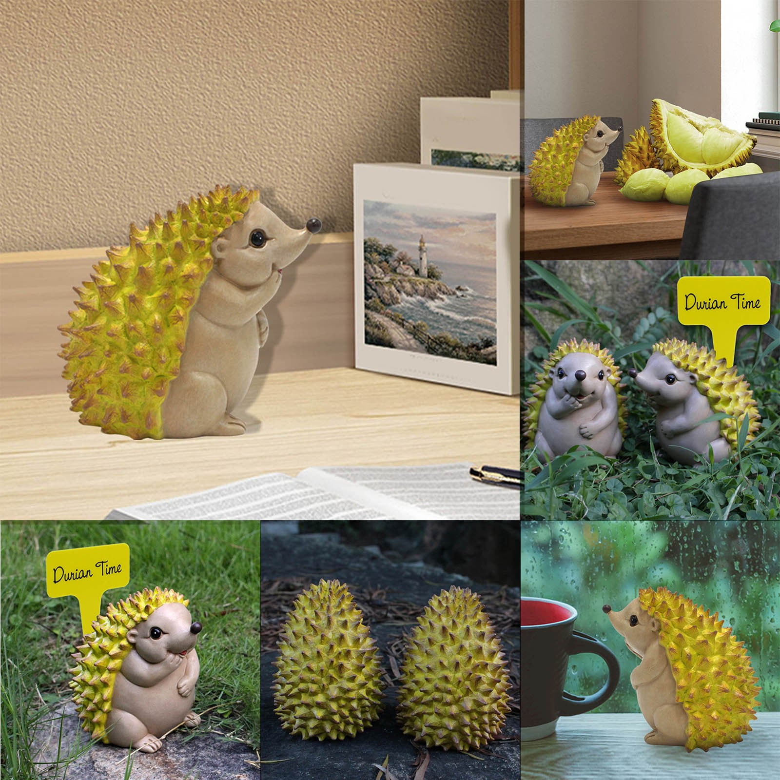 Durian Time Creative Fruit Durian Decorations Resin Ornaments Crafts ...