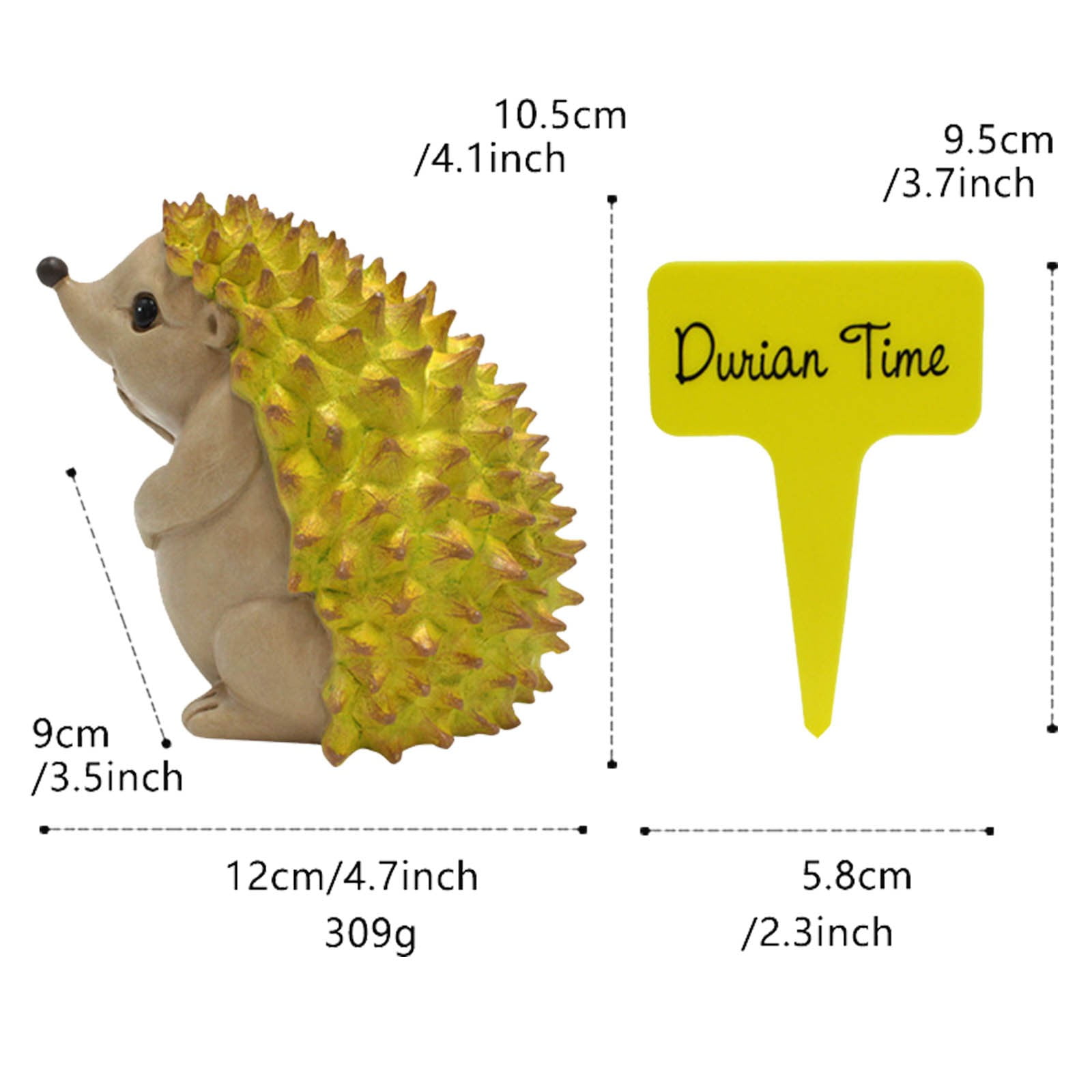 Durian Time Creative Fruit Durian Decorations Resin Ornaments Crafts ...