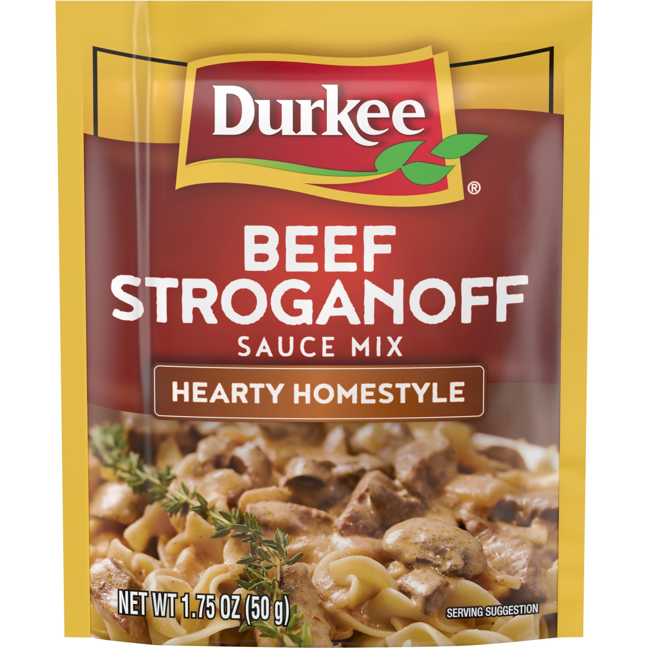 Durkee Beef Stroganoff Mix, TGF4 1.75 Ounce Packets (Pack of 12 ...