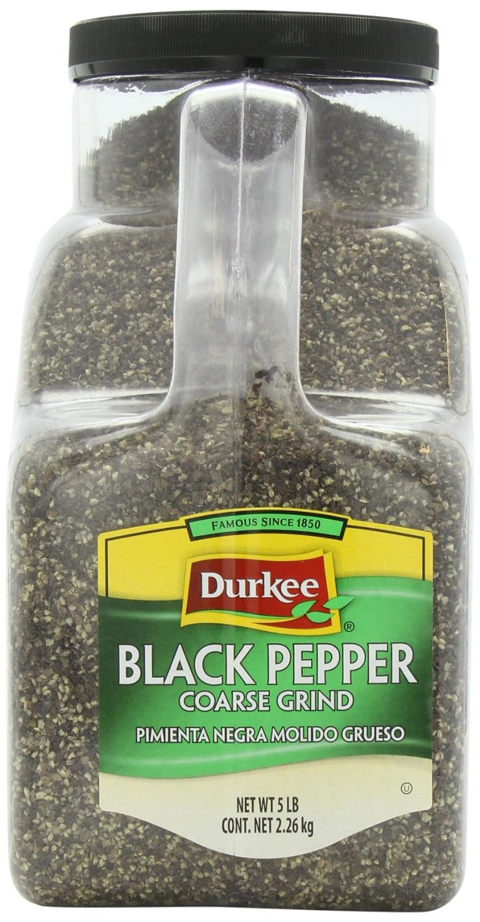 Durkee Black Pepper, Course Grind, 5-Pound - Walmart.com