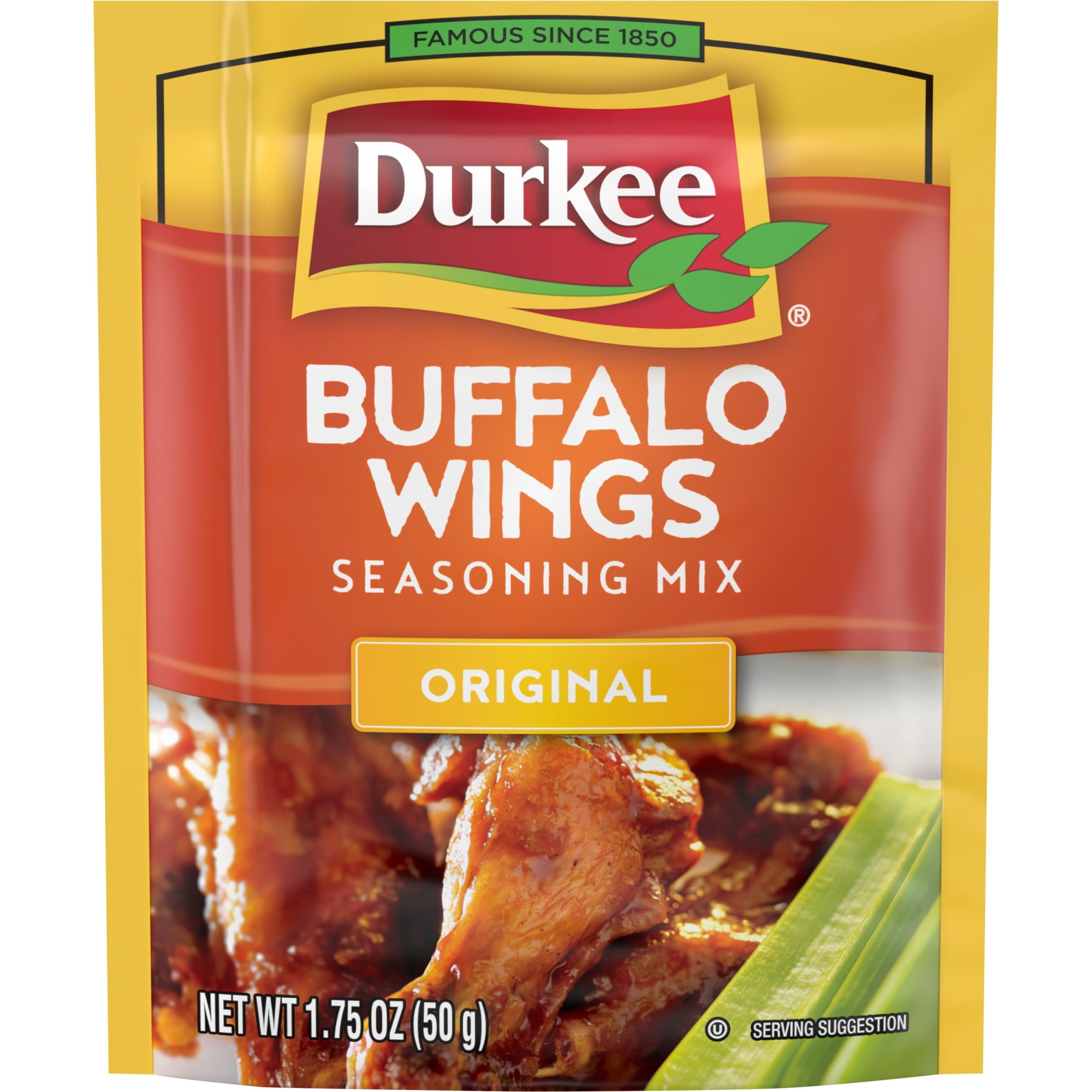 Durkee Buffalo Wings Seasoning SSF20 Mix, 1.75 Ounce Packets (Pack of ...