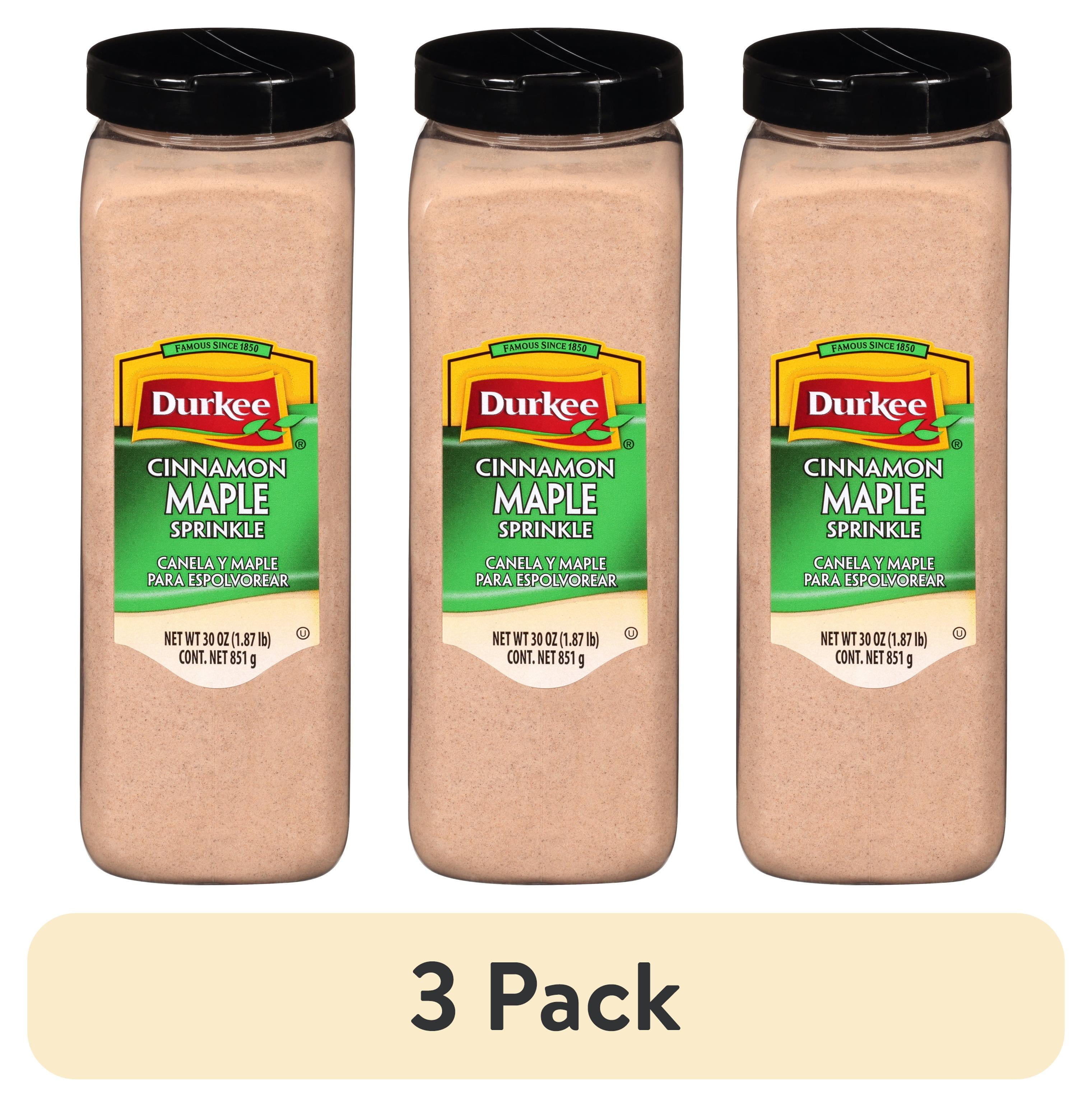 (3 pack) Durkee® Cinnamon Maple Sprinkle 30 oz. Shaker - Walmart.com