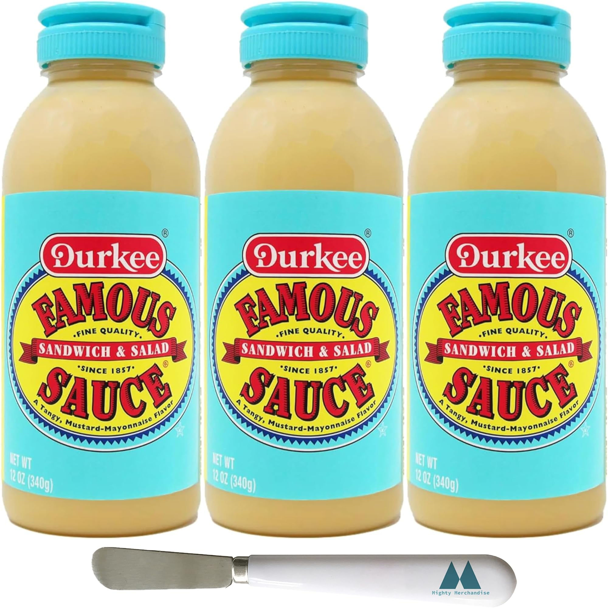 Durkee Famous Sandwich & Salad Sauce - 12 oz (Pack of 3) - Resealable ...
