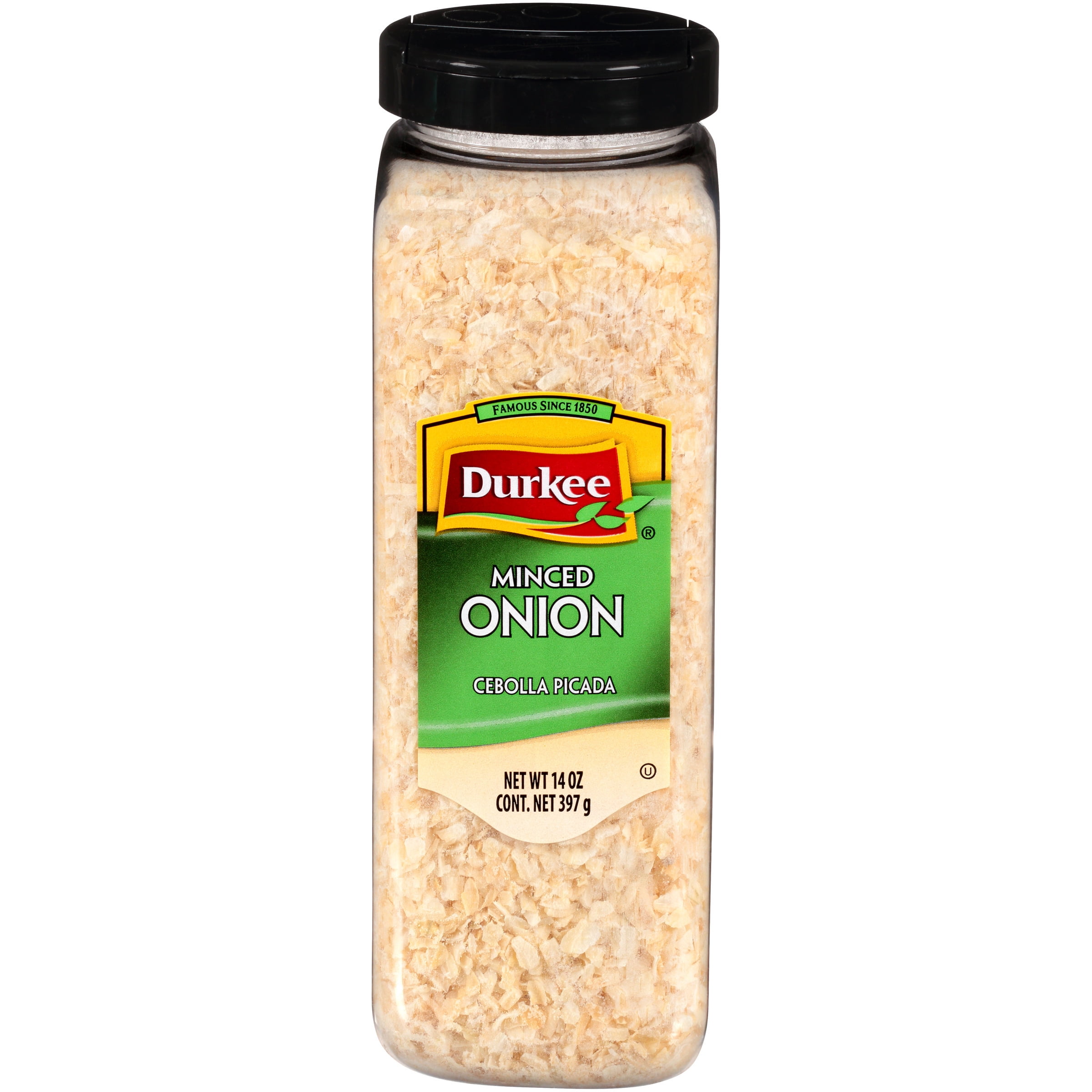 Durkee Minced Onion, 14 oz Shaker, Dried Chopped Seasoning for Cooking ...