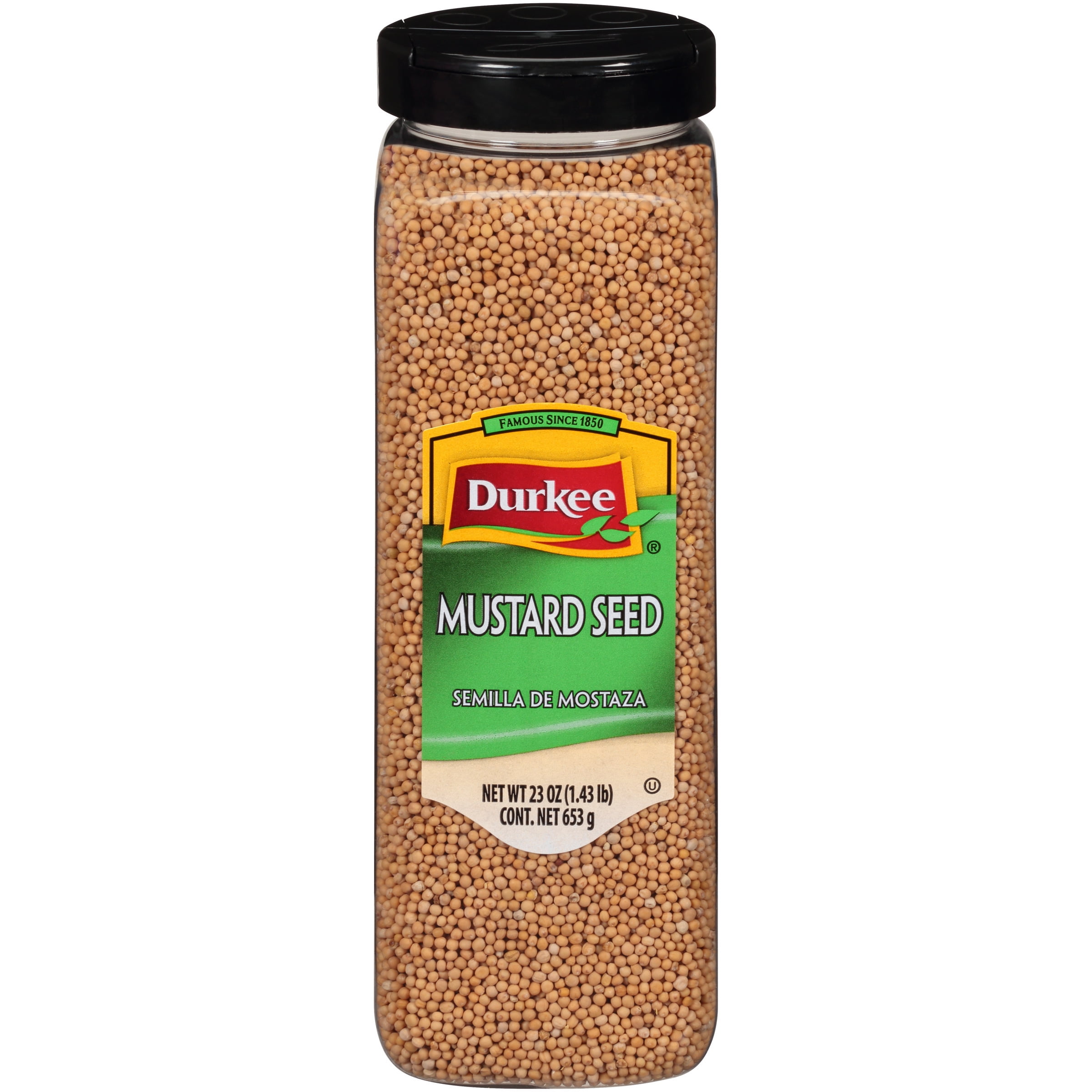 Durkee No. 1 Yellow Whole Mustard Seed, 23 oz. Shaker - Walmart.com