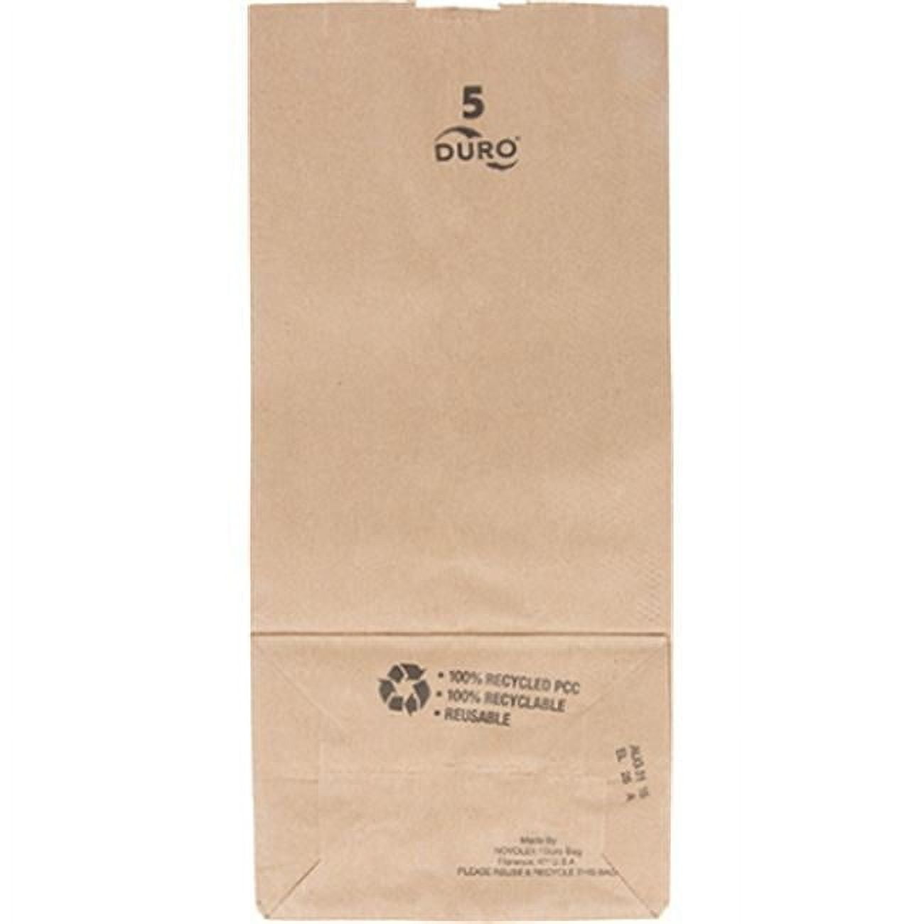 Duro 5 lbs Bulwark Plain Paper Bag - Pack of 400 - Walmart.com