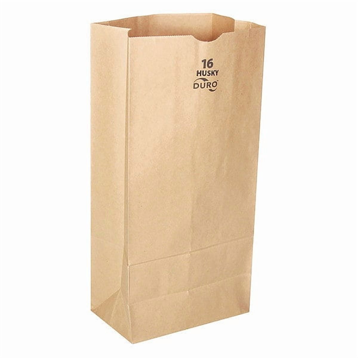 Duro Bag Grocery Bag, Brn, 16" L, 7-3/4"W, PK400(70216) - Walmart.com