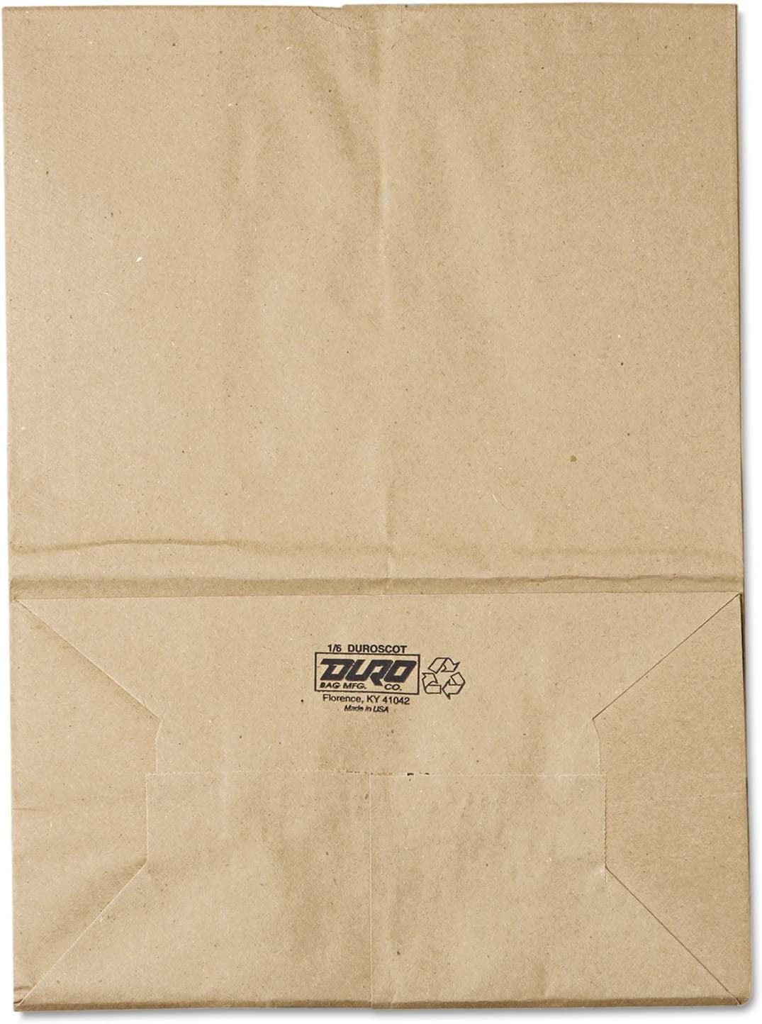 Duro Gusset Fold Top Paper Bags, Brown, 500 Ct - Walmart.com