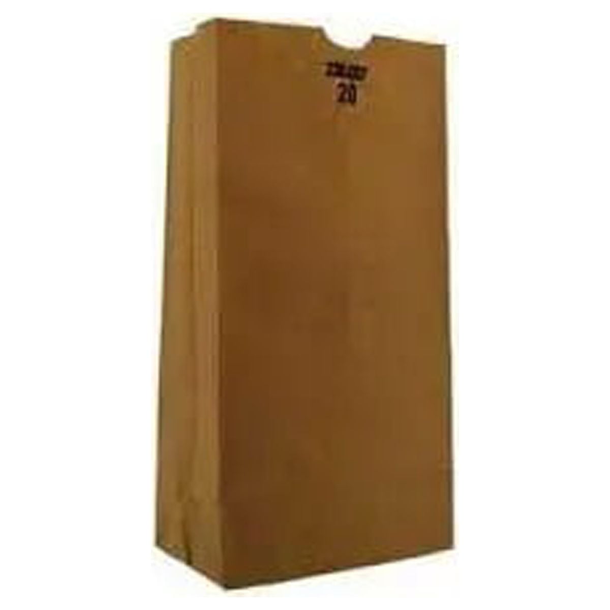 Duro Hilex Poly Standard Kraft Self Opening Style Grocery Bag, 20 Pound ...