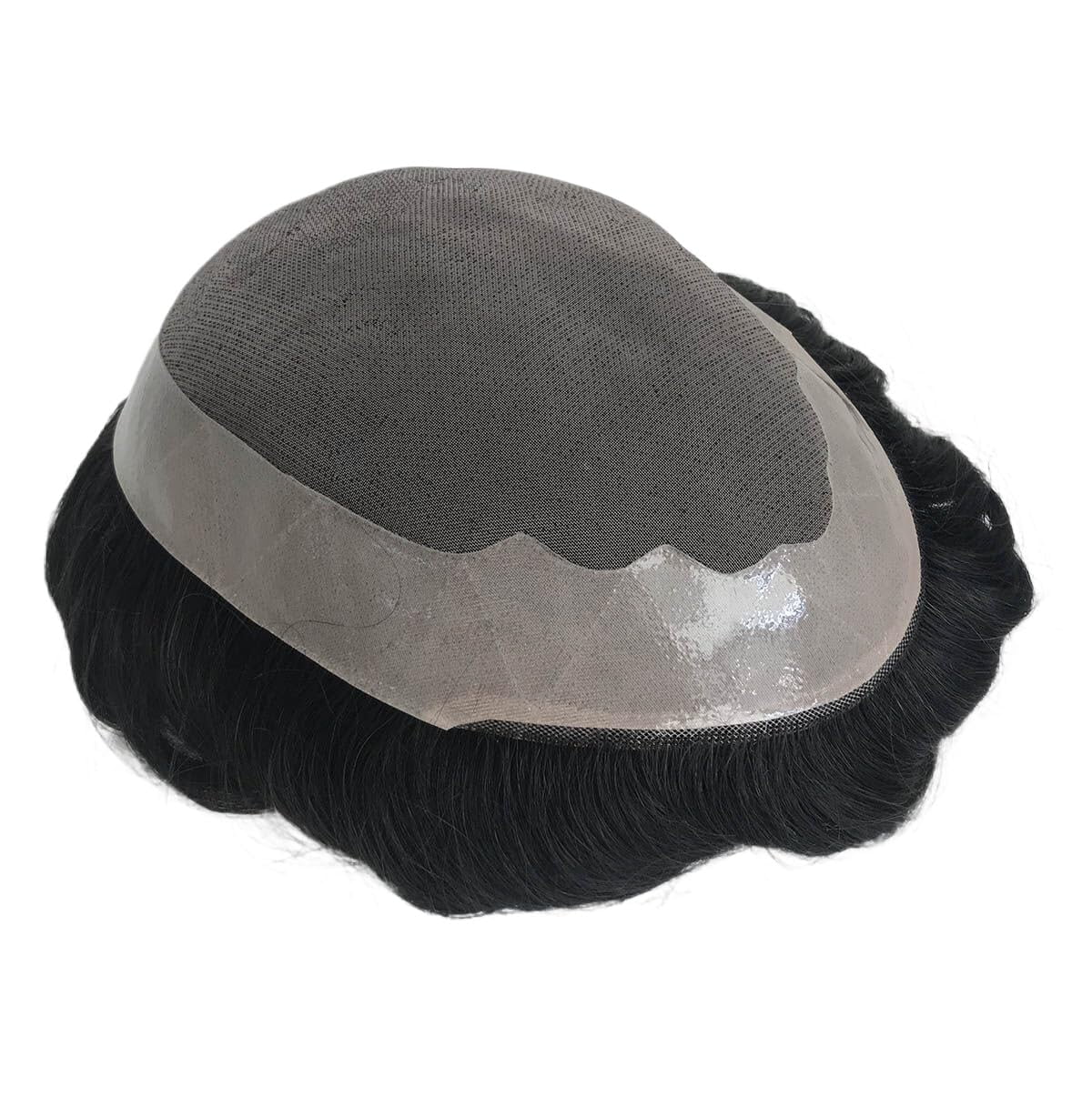 Duro Mono Base Men Toupee 100% Human Hair Hair Replacement System for ...