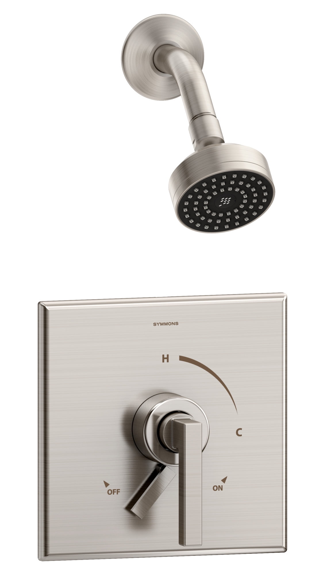Duro Single Handle 1-Spray Shower Trim with Secondary Volume Control in ...