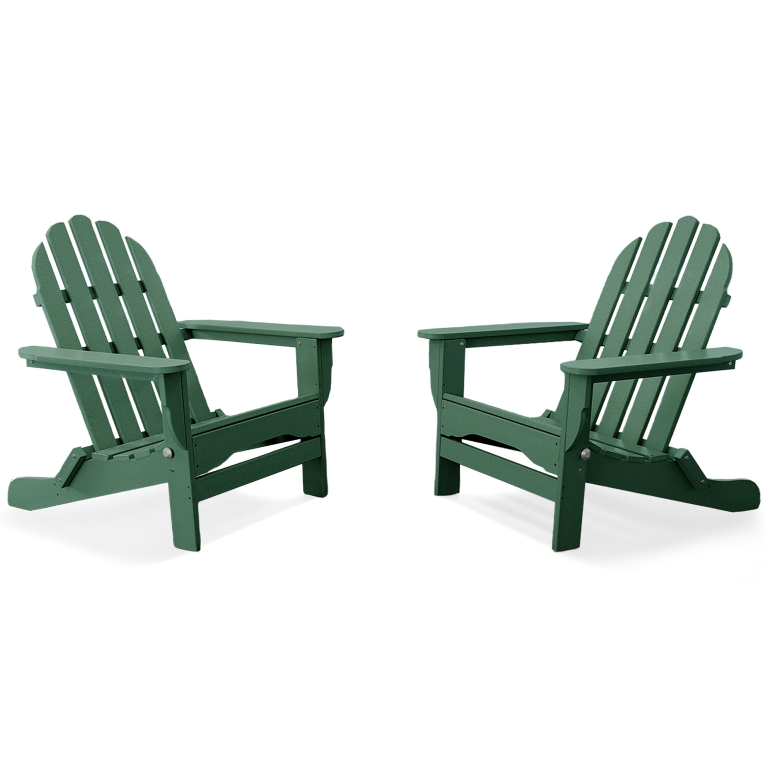 DuroGreen Folding Adirondack Chairs Made With All-Weather Tangent ...
