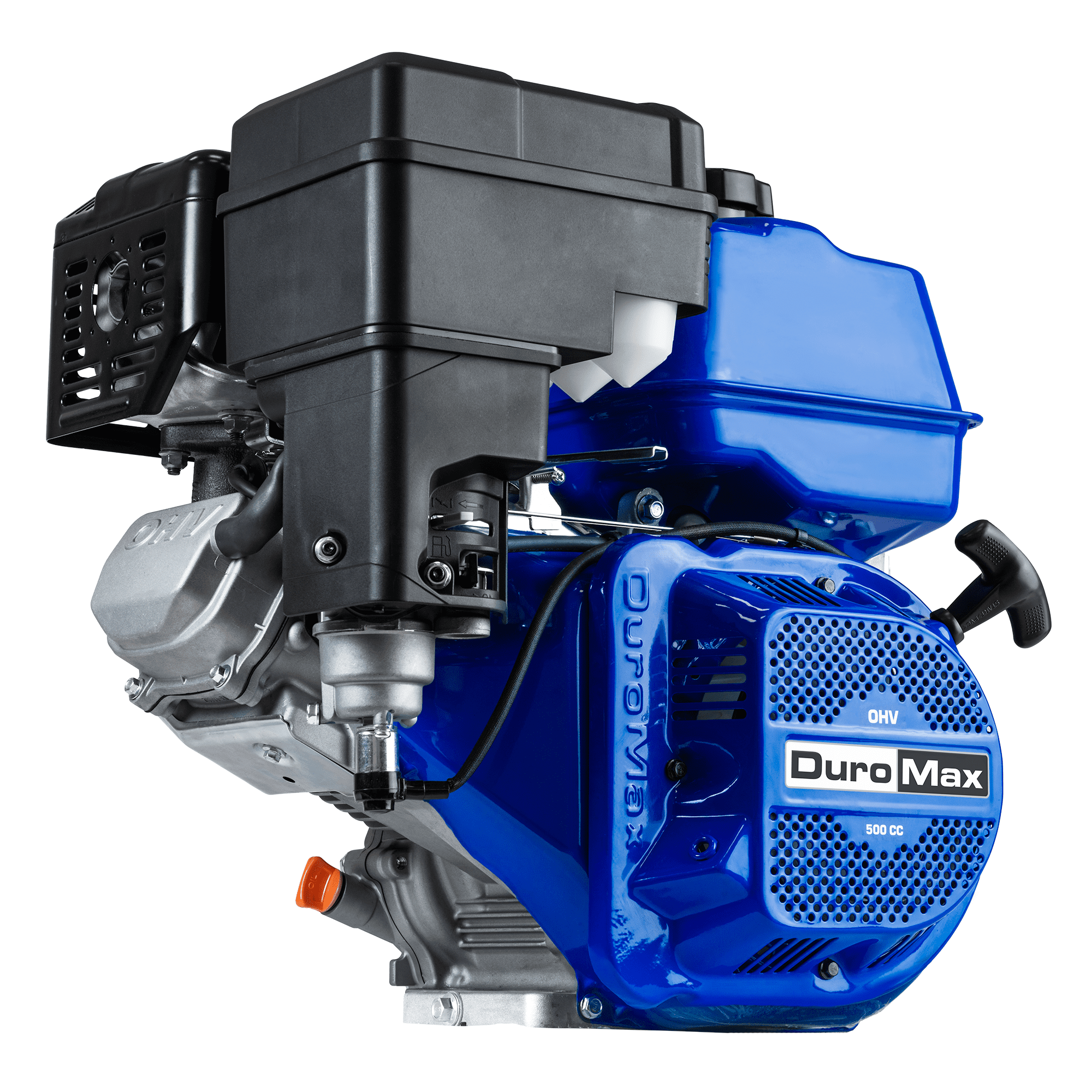 DuroMax XP20HP 500cc 1-Inch Shaft, 4-Stroke OHV, Recoil Start Gas ...