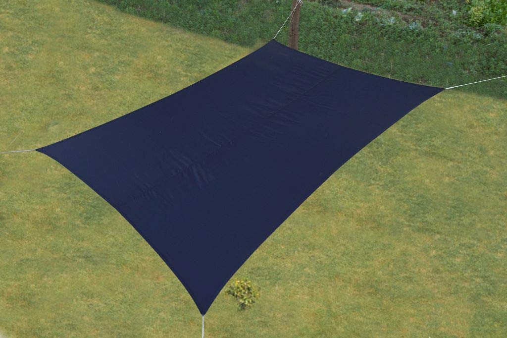 Duronet Shade Sail Plastic Rectangular Waterproof and UV Protection Sun ...