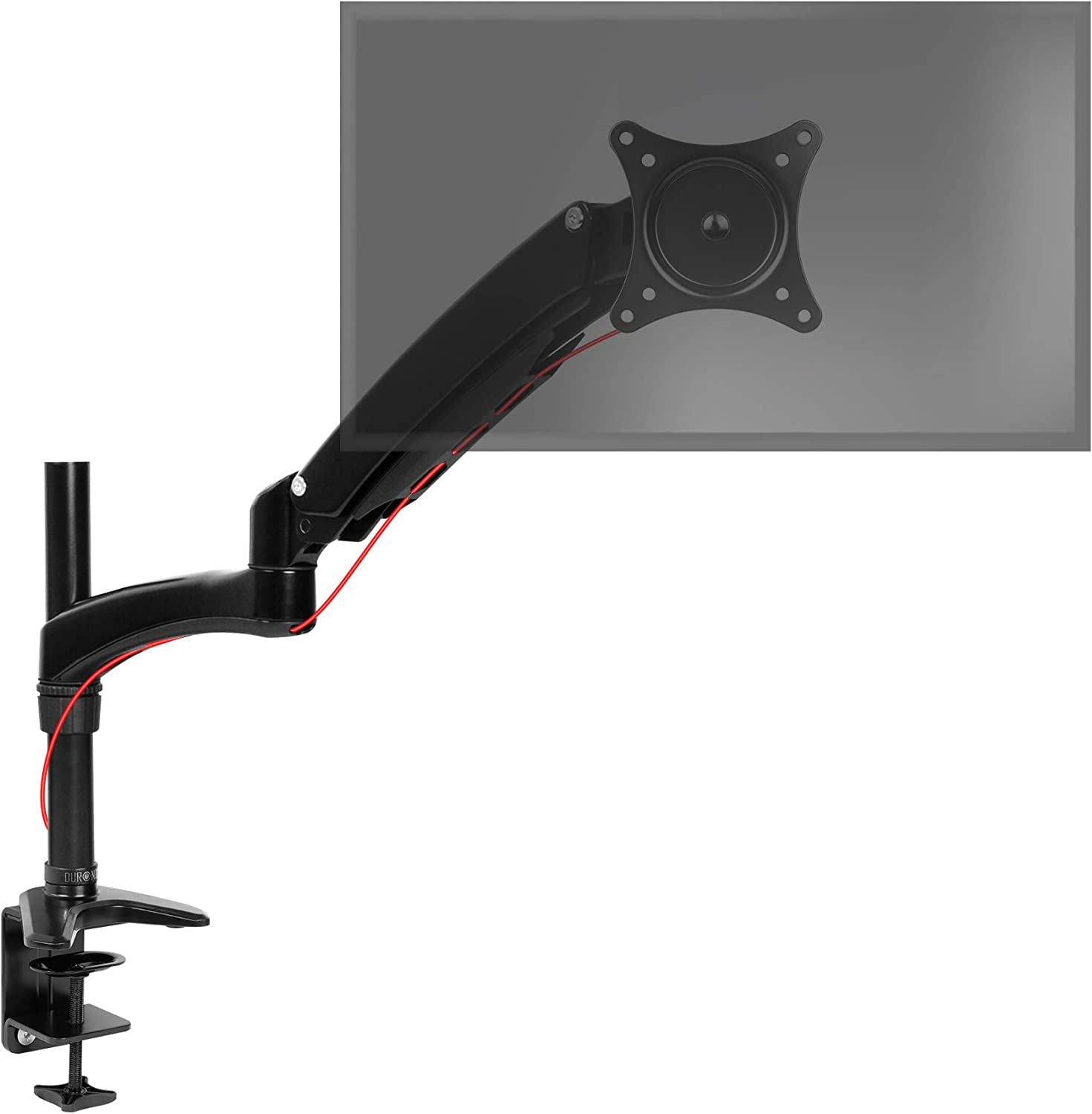Duronic Monitor Arm Stand DM551X2 | Single PC Desk Mount | Black ...