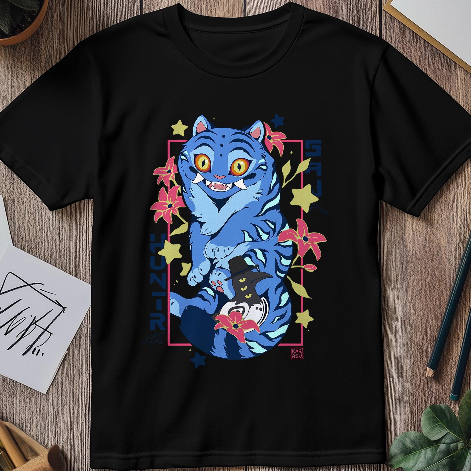 Durpy Tiger K-Pop T-Shirt Anime Tees For all Animation and Comic Fans ...