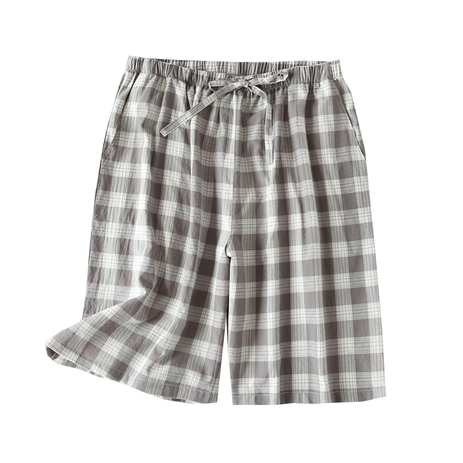 Dursoulink Women's Casual Elastic Tie Waist Loose Pants - Pocket Shorts ...