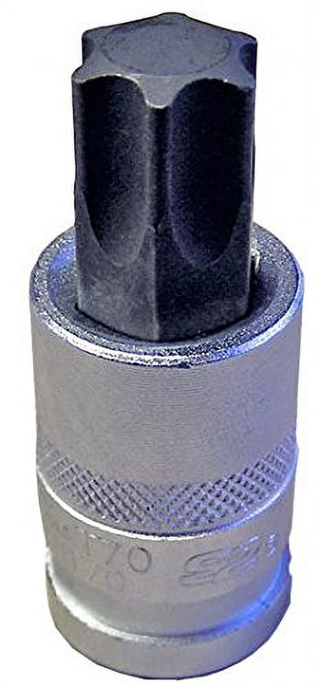 T60 Torx Bit, 1/2" Sq Dr Bit Holder VIM Tools PFC8T60 VIM LP - Walmart.com