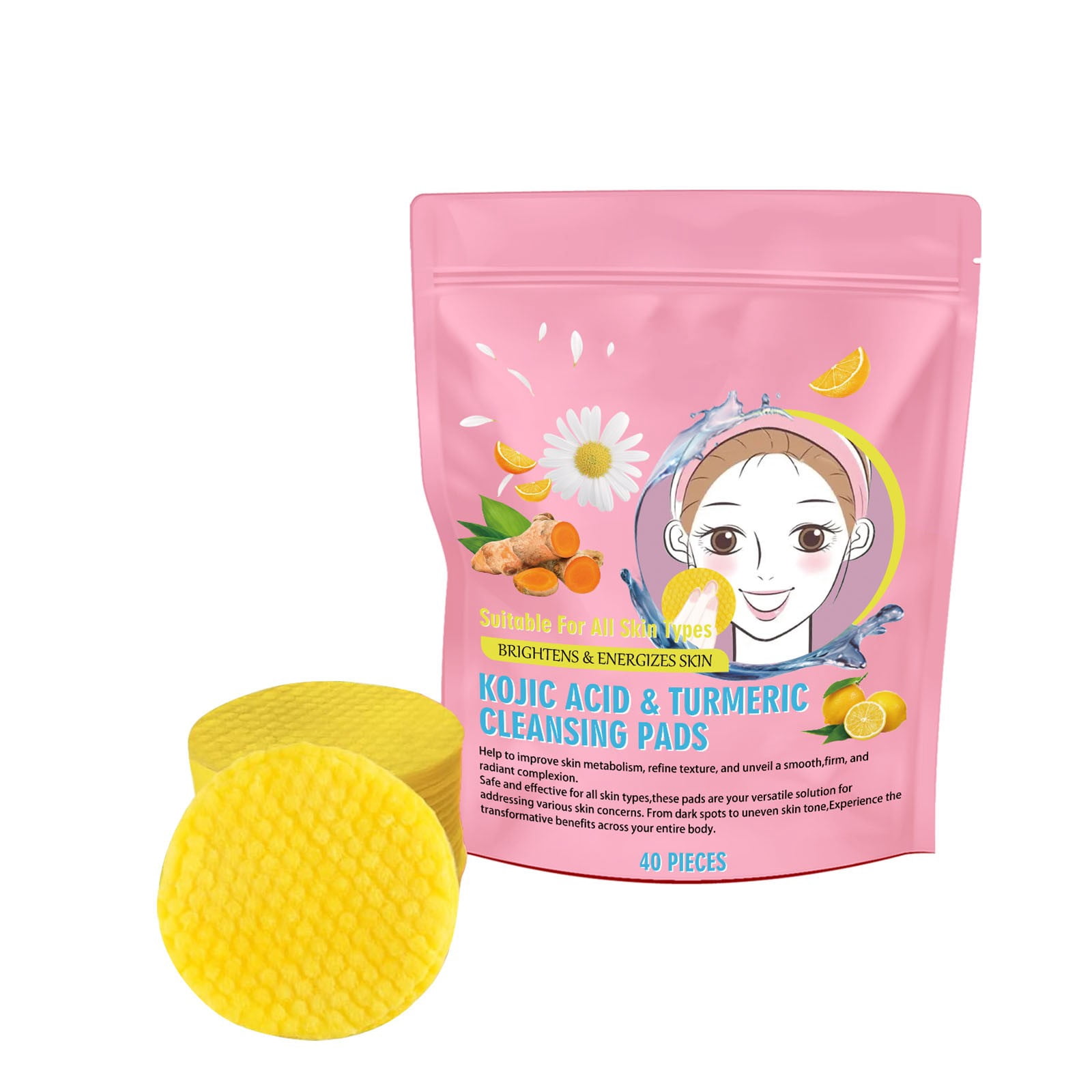 Durtebeua Bath Drops 60ml Cleansing Pad Brightens Cleans Gently ...