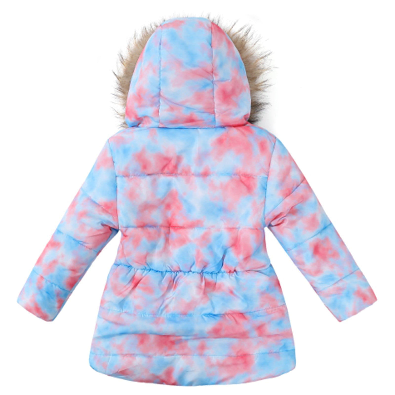 Durtebeua Cute Girls Hooded Jacket Hooded Thick Jacket Kids Snowsuit ...