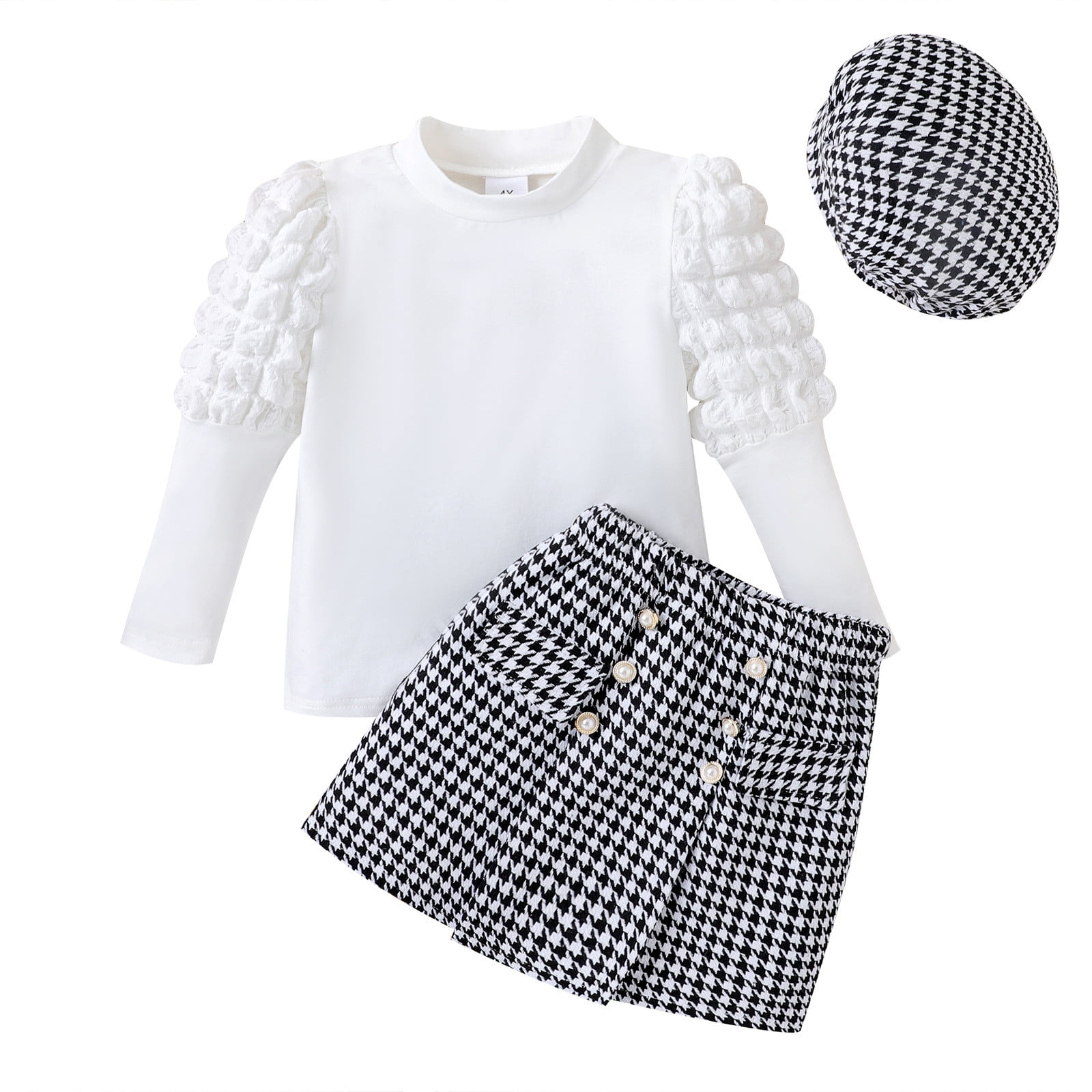 Durtebeua Kids Girl Clothes Little Girl Outfits Tunic Tops+Leggings ...