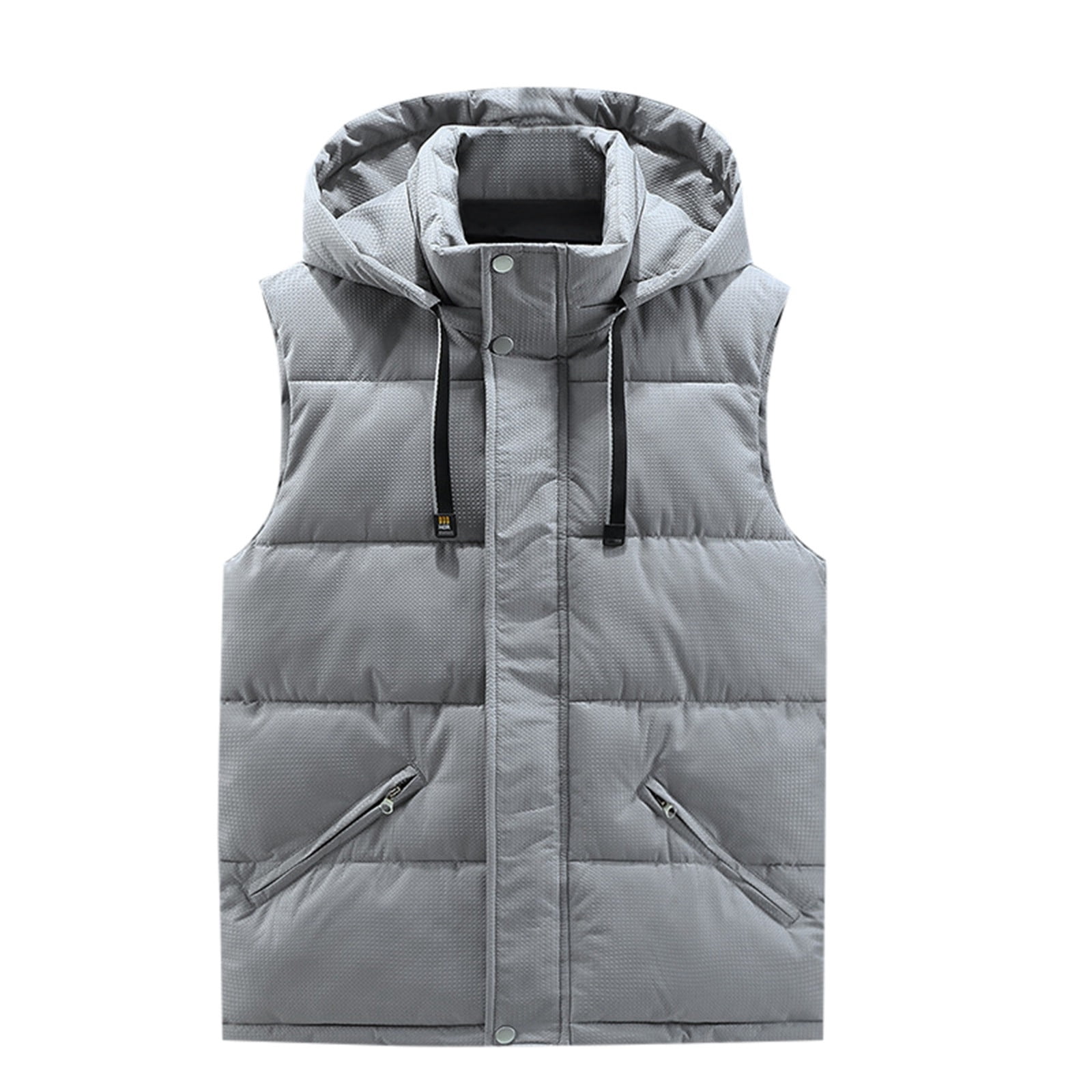 Durtebeua Men's Lightweight Vest Outerwear Winter Lightweight Packable ...