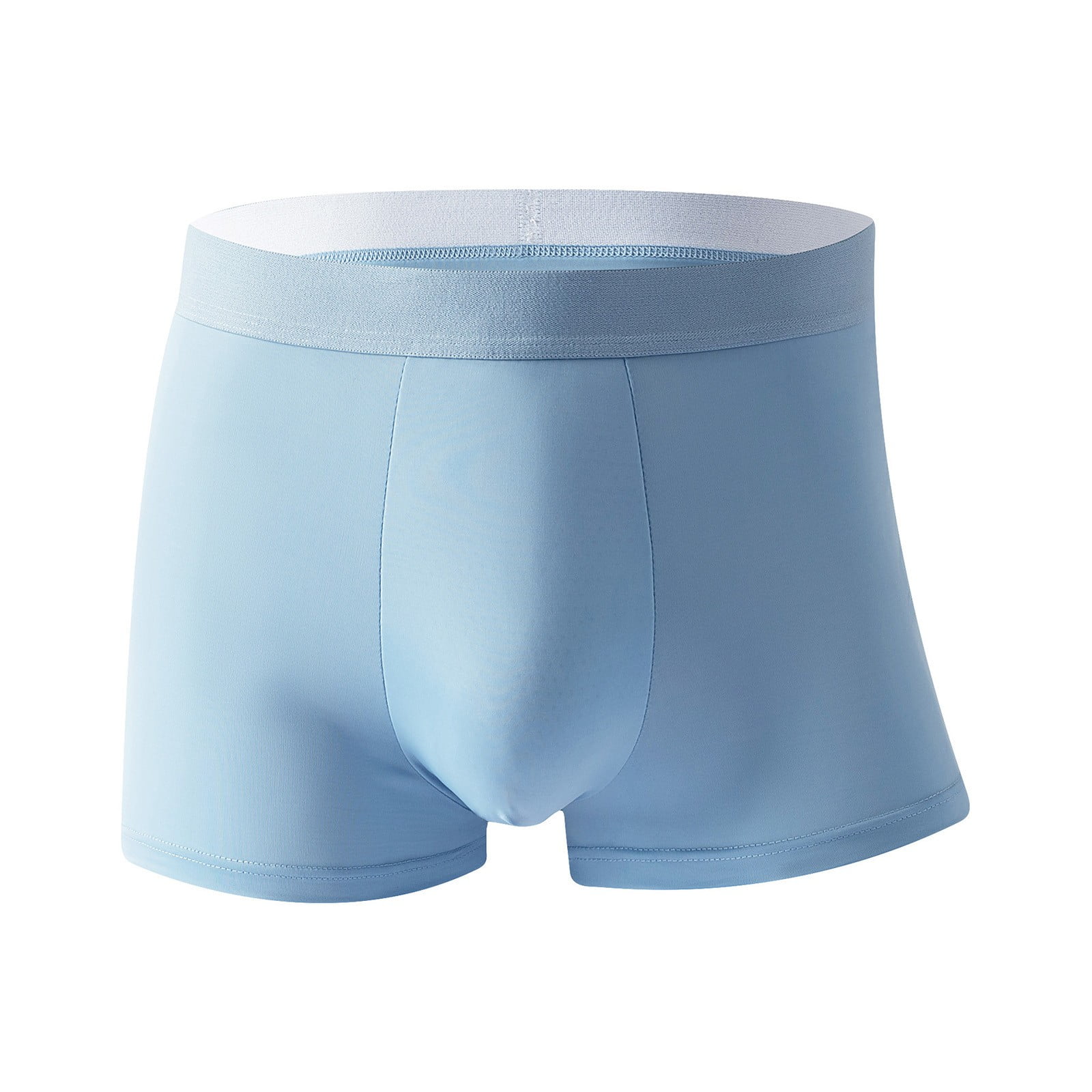 Durtebeua Mens Boxer Briefs Long Leg Cooling Men's Underwear Skin Trunk ...