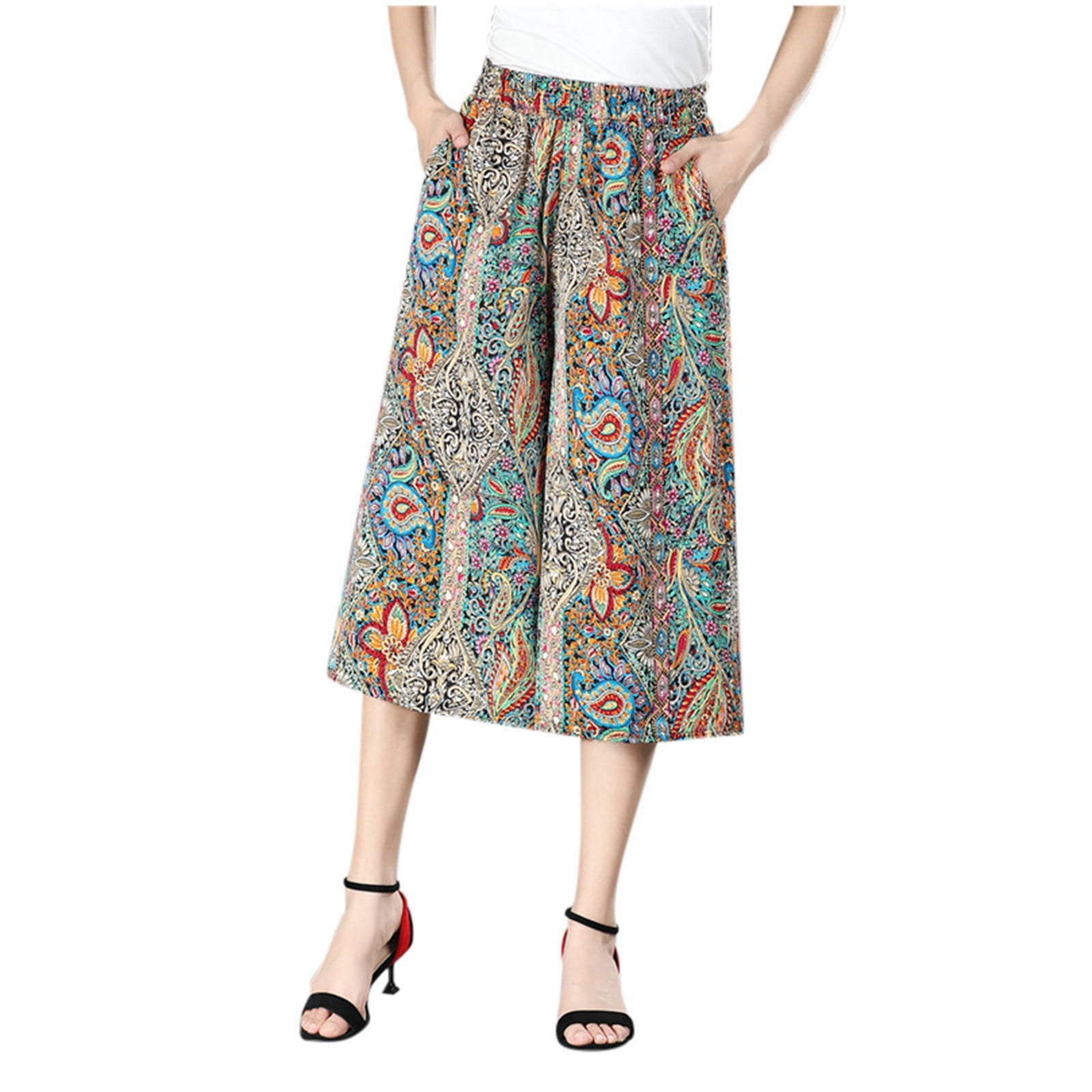 Durtebeua Tyracharm Culottes - Wide Leg Culottes for Women, Curvyflair ...