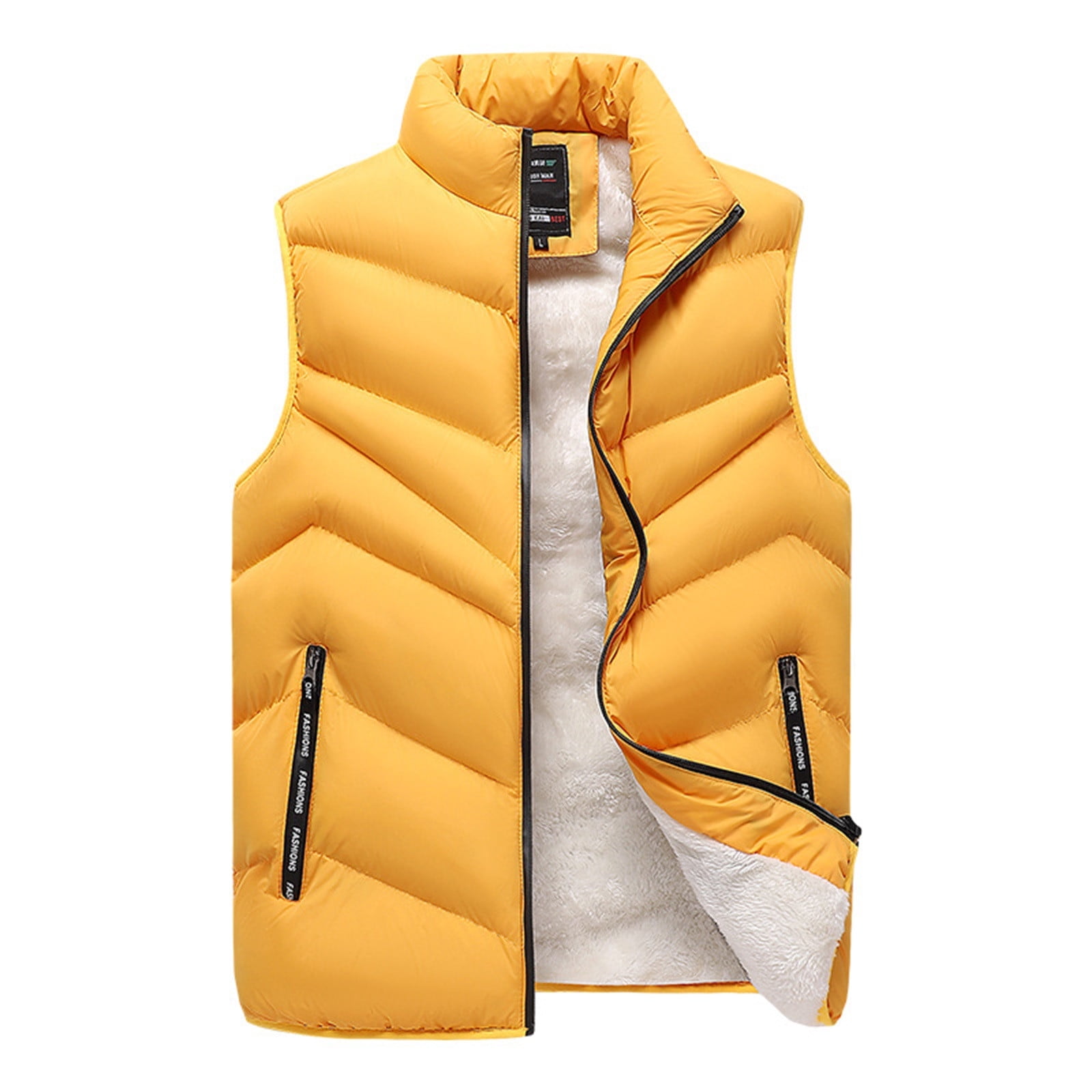 Durtebeua Vests For Men Fashion Relaxed Fit Lightweight Insulated Vest ...