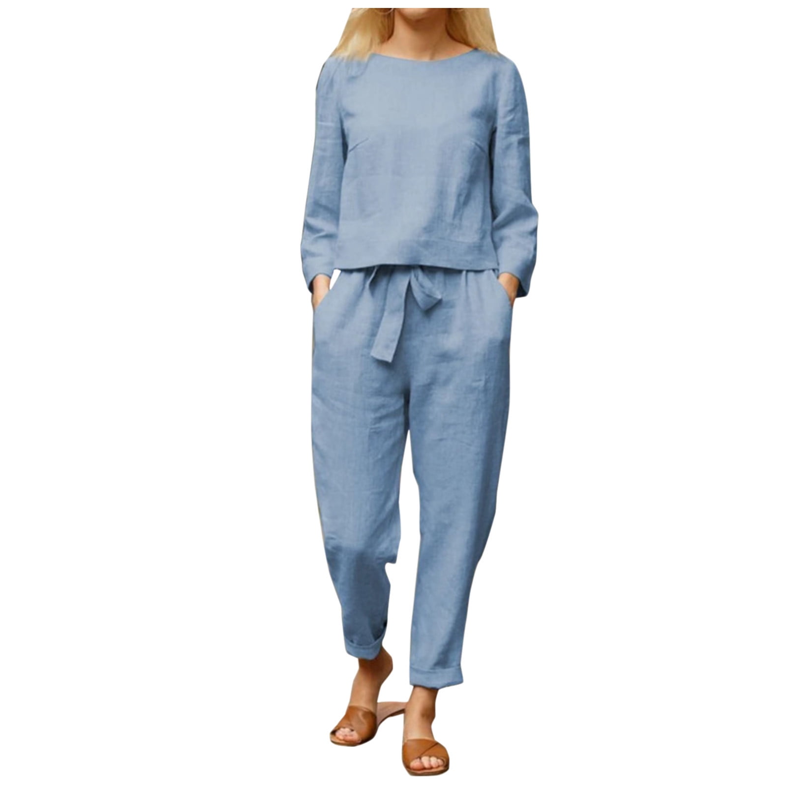 Durtebeua Work 2 Piece Outfits For Women Office Casual Jogging ...