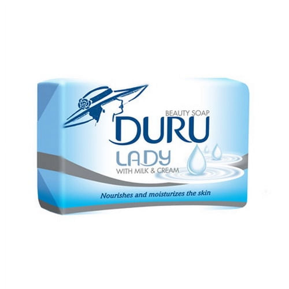 Duru Lady Beauty Soap Milk & Cream 140g 5oz Pack of 6 - Walmart.com
