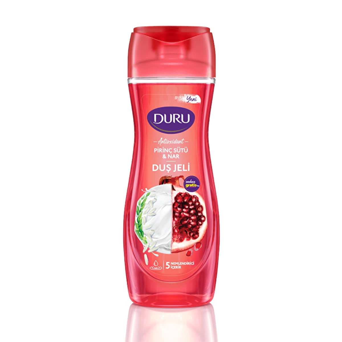 Duru Rice Milk & Pomegranate Shower Gel 450 ml - Walmart.com
