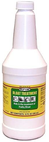 Durvet Bloat Treatment for Cattle Sheep and Goats 12 oz. Bottle ...