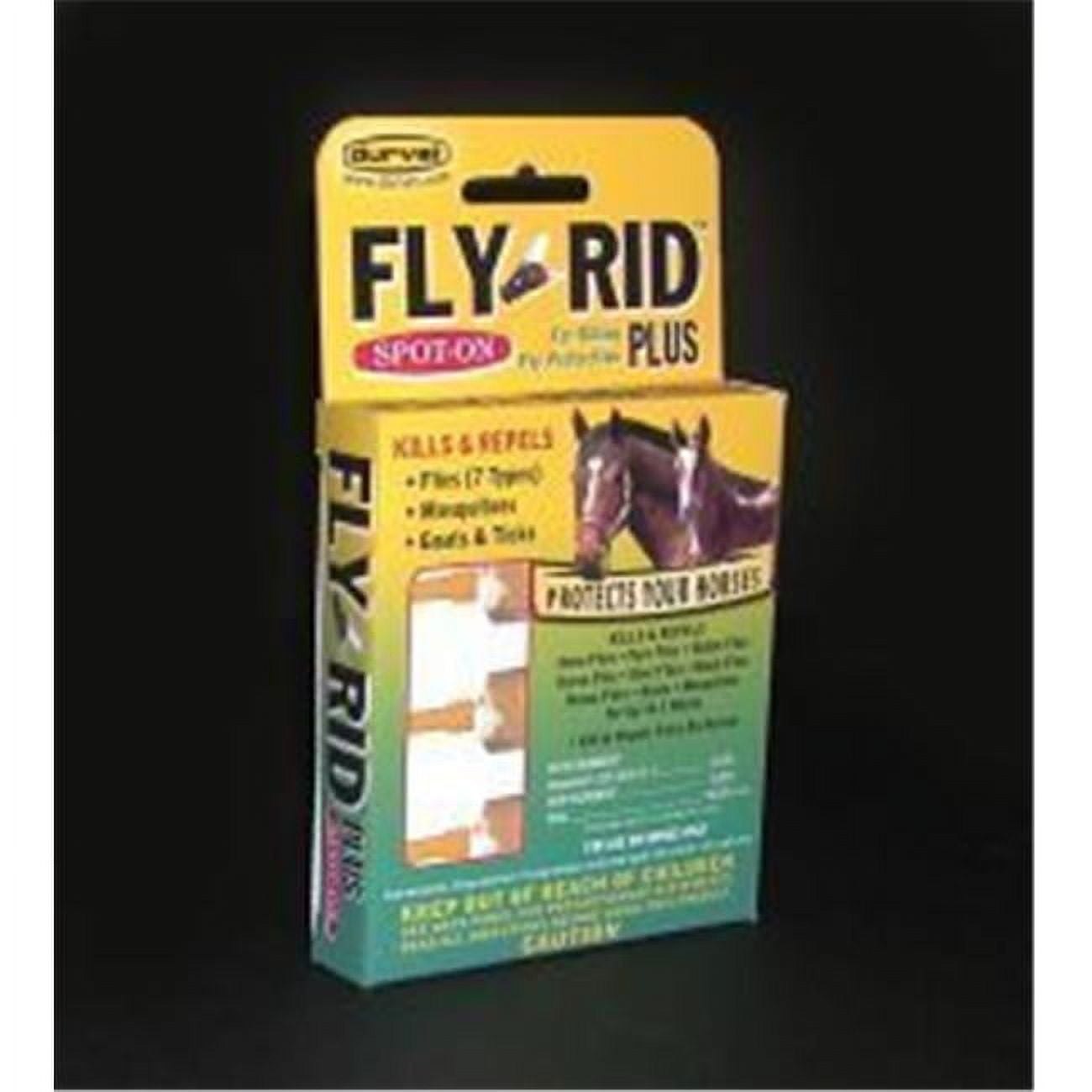 Durvet Equine Fly Rid Plus Spot-on 3 Dose - 003-1010 - Walmart.com
