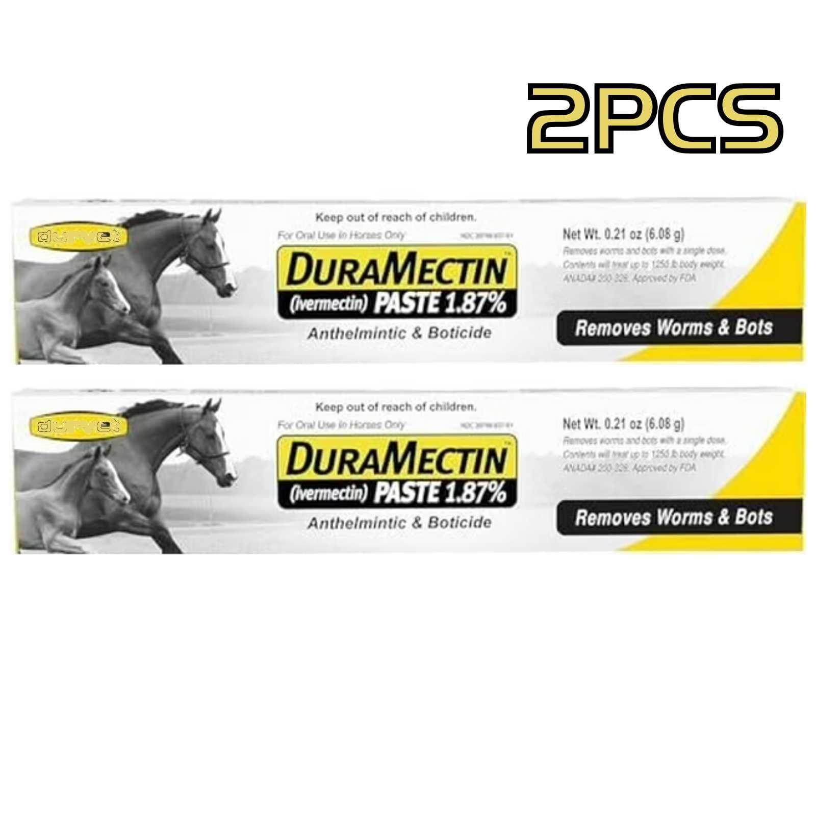 Curvyplus Durv_et Lverm_ectin Paste 1.87% for Horses 2PCS - Walmart.com