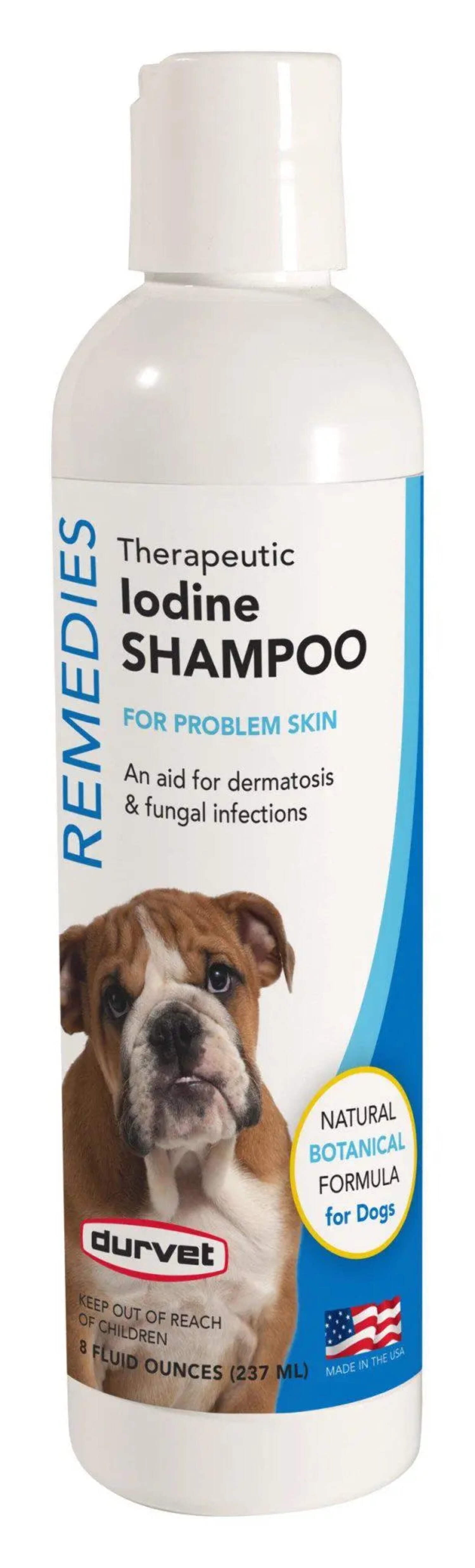 Durvet Naturals Iodine Dog Shampoo 8 oz. - Walmart.com