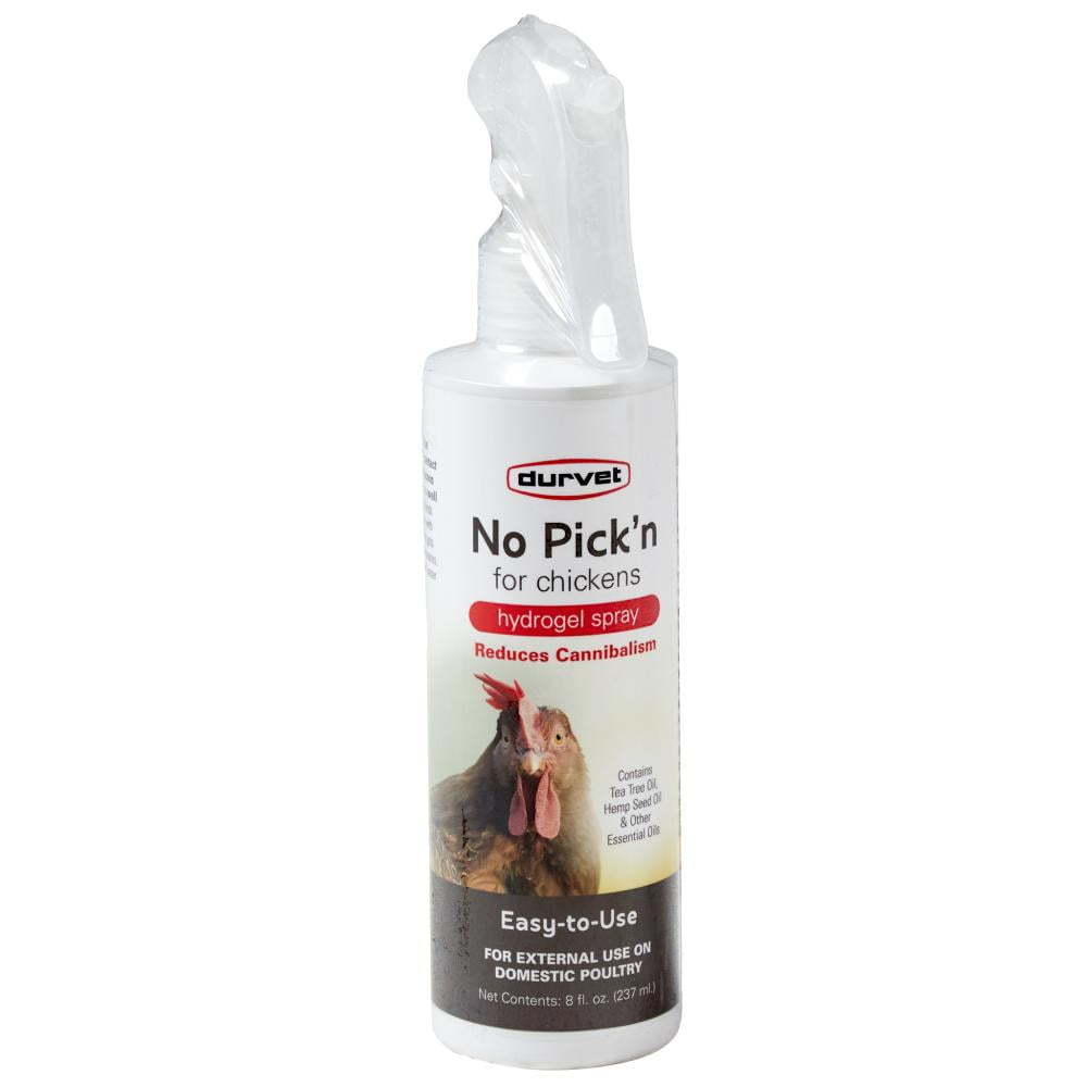 Durvet No PickN Spray for Chickens, 8oz, Hydrogel Formulation, With Tea ...